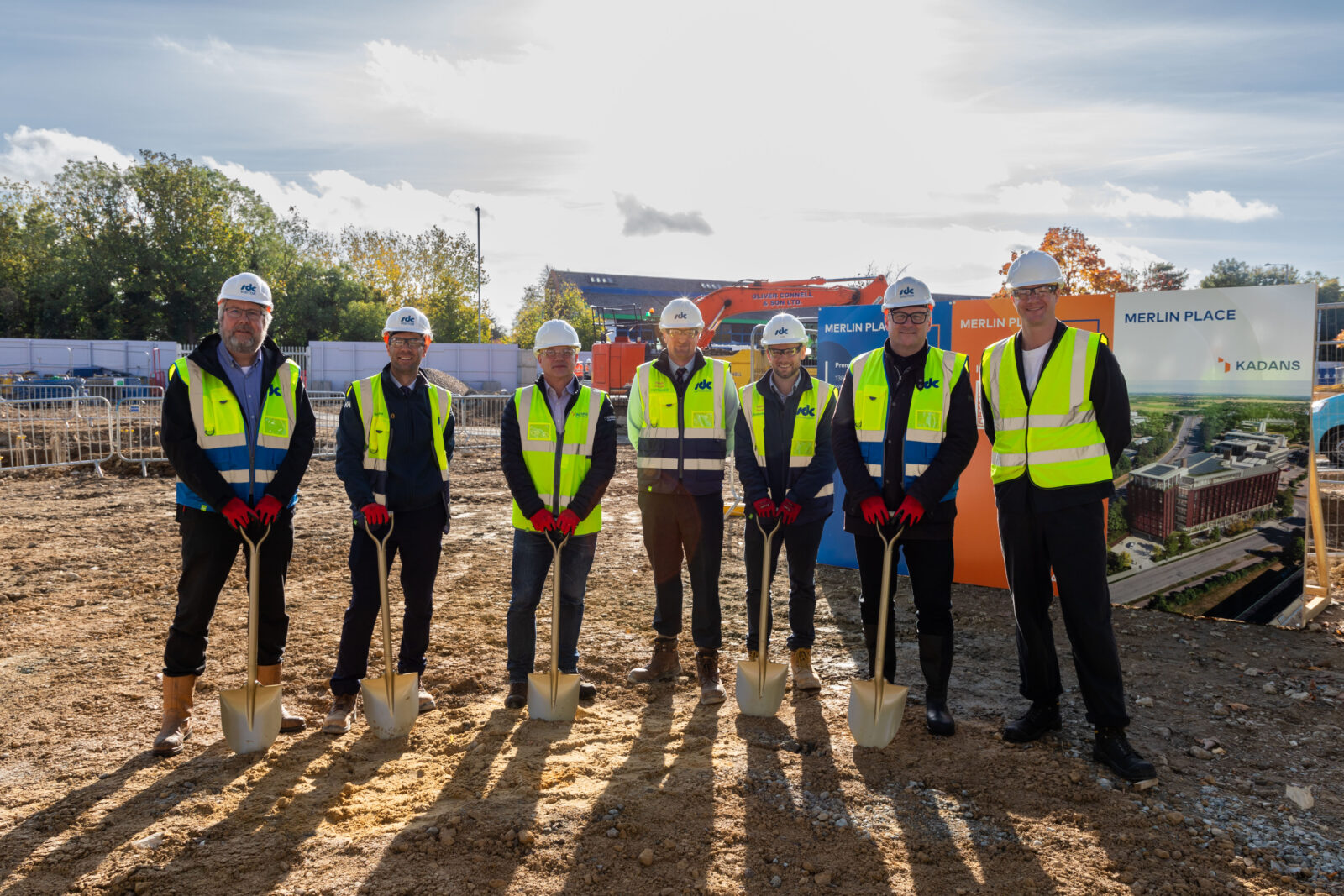 Breaking ground of Merlin Place in Cambridge