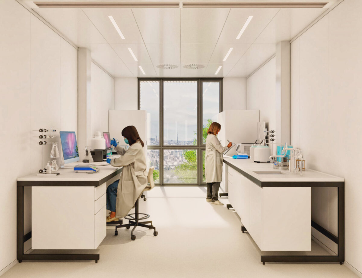 Flexible laboratory and office spaces in The Hive