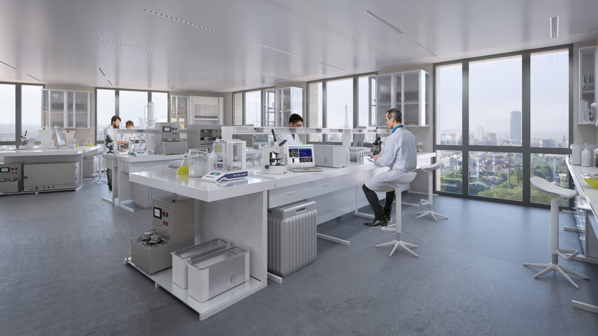 Flexible laboratory and office spaces in The Hive