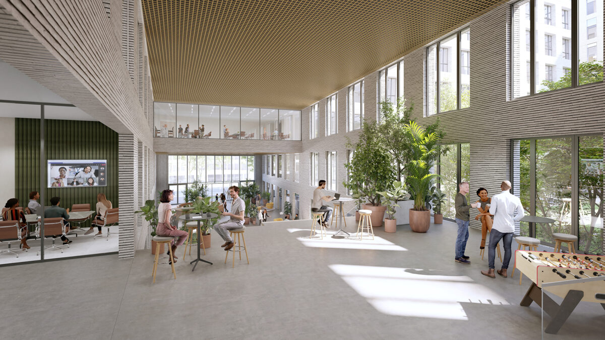 Flexible laboratory and office spaces in The Hive